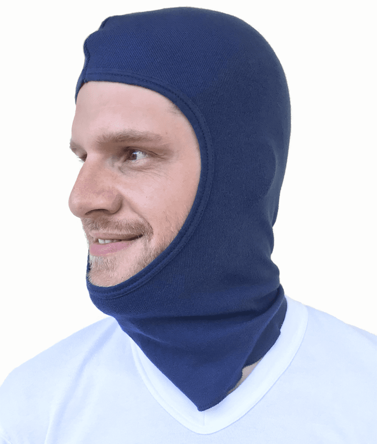 Turtleneck Night Sleeping Cap in Premium, Soft 100% Ring-Spun Combed ...