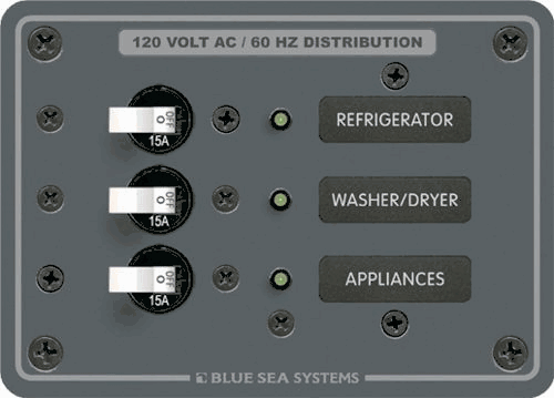 Blue Sea 8058 Panel AC 3 Position