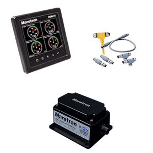 Maretron Fuel Flow Package with Display, FFM flow monitor, and n2k kit ...