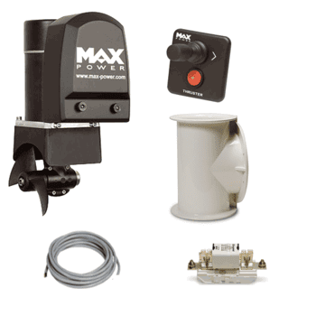 Max Power CT35 Electric 2.7kw/3.6HP 125mm Stern Thruster Package with ...