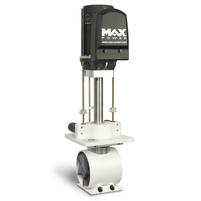 Max Power Electric Retractable Thruster with Joystick, Control box ...
