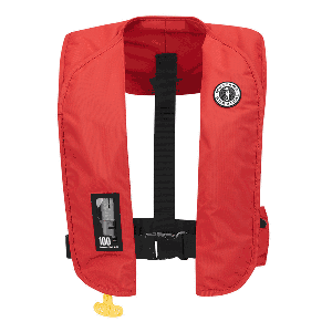 Mustang MIT 100 Convertible Inflatable PFD - Red, MD2030-4-0-202