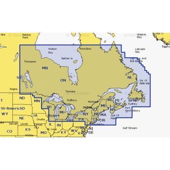 Navionics Platinum+ NPUS012R Canada, East and Great Lakes microSD