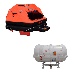 Revere 6 Person Round A-Pack, USCG/SOLAS Approved Round Container ...