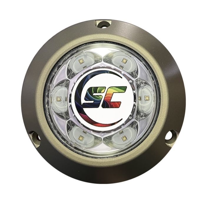 Shadow Caster SC3 Underwater LED Light Blue/White 12v Aluminum Surface ...