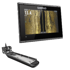 Simrad GO9 XSE Combo with Active Imaging 3-in-1 Transom Mount ...