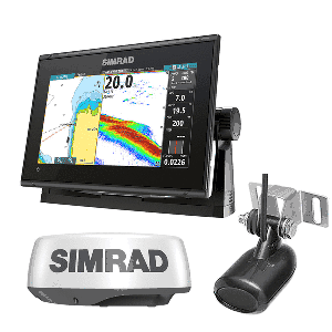 Simrad GO9 XSE HALO20 radar 83/200 kHz Skimmer C-Map Discover, 000 ...