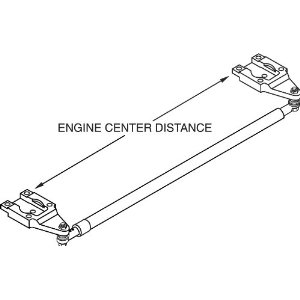 Seastar Outboard Tie Bar Kit, HO5009
