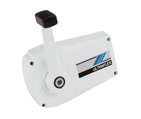 Uflex Single lever side mount controls Ivory Finish with Positive Lock ...