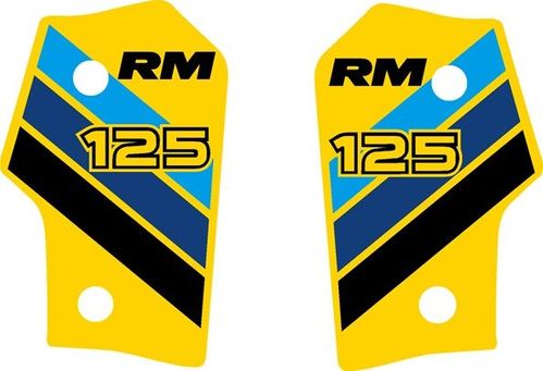1986 Suzuki RM125 Radiator Shroud Decals