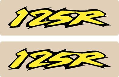 1995-1996 Honda CR125 Swingarm Decal Set