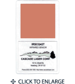 IR Sensor Card | Infrared Detector | Cascade Laser Corp.