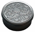 Snuff Can Holder - Embossed Metal 2 3/4" Diameter