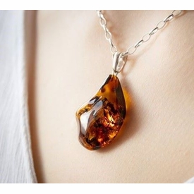 Baltic Amber Pendants. Authentic Amber Pendants.