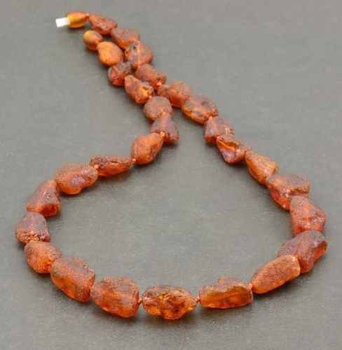 Raw Baltic Amber Necklace [Best Amber Necklaces].