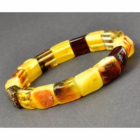 Baltic Amber Beaded Bracelets. Amber Bracelets for Women.