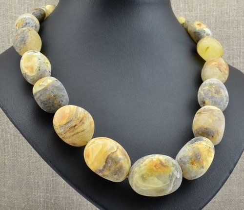 Raw Baltic Amber Necklaces. Amber Healing Necklaces.