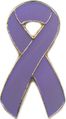 Alzheimer's Rhinestone Ribbon Pin|AwarenessDepot.com