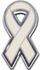 Asthma Awareness Ribbon Chrome Auto Emblem|AwarenessDepot.com