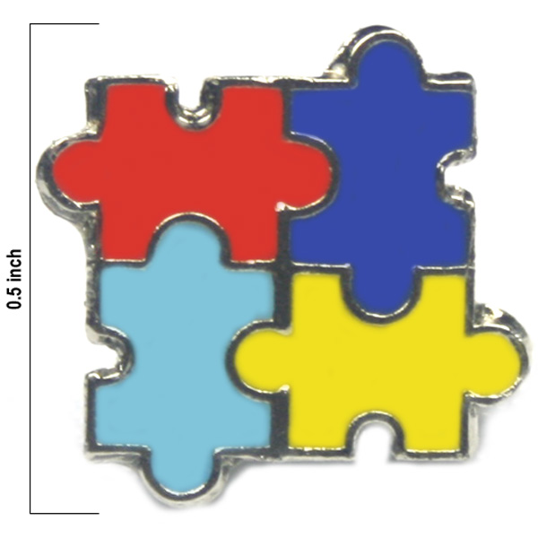 Autism Awareness Puzzle Tack Pin|AwarenessDepot.com