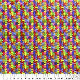 Autism Fabric per yard Cotton|AwarenessDepot.com
