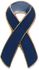 Awareness Ribbon Pin Dark Blue|AwarenessDepot.com