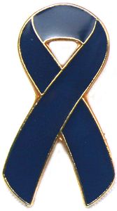 Awareness Ribbon Pin Dark Blue|AwarenessDepot.com