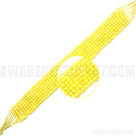 Bladder Cancer Hand-woven Beaded Bracelet|AwarenessDepot.com