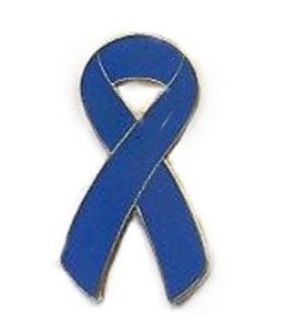 Blue Awareness Ribbon Pin|AwarenessDepot.com