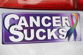 Cancer Sucks Window Decals|AwarenessDepot.com