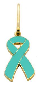 Cervical Cancer Ribbon Zipper Pin|AwarenessDepot.com