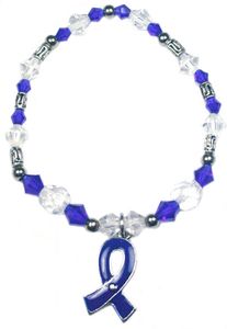 Colon Cancer Awareness Stretch Bracelet|AwarenessDepot.com