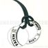 Diabetes Inspire Ring Necklace - Gray|AwarenessDepot.com