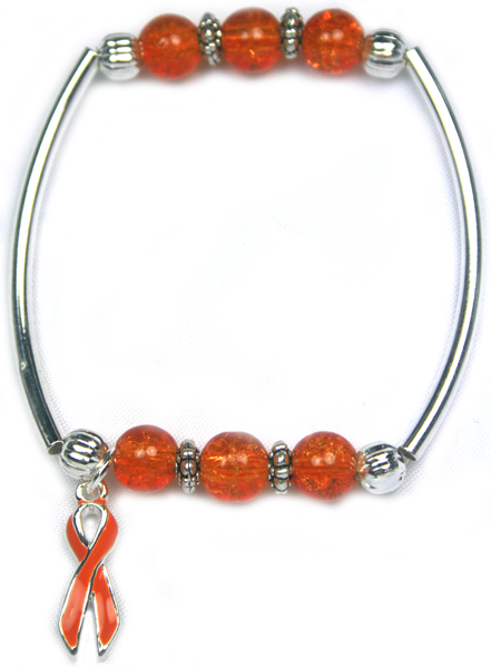 Kidney Cancer Together Bracelet - Orange|AwarenessDepot.com