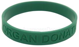 Organ Donation Rubber Bracelet|AwarenessDepot.com