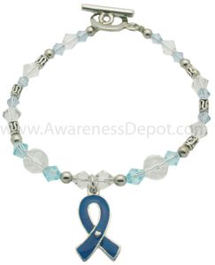 Prostate Cancer Awareness Stretch Bracelet|AwarenessDepot.com