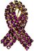 Purple Rhinestone Pin|AwarenessDepot.com