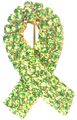 Lime Green Ribbon Pin|AwarenessDepot.com