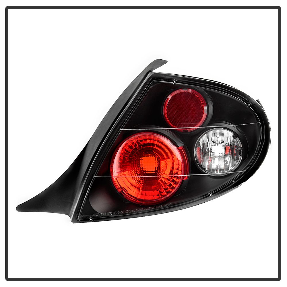 SPYDER 00-02 Dodge Neon Euro Altezza Tail Lights - Black ALT-YD-DN00-BK