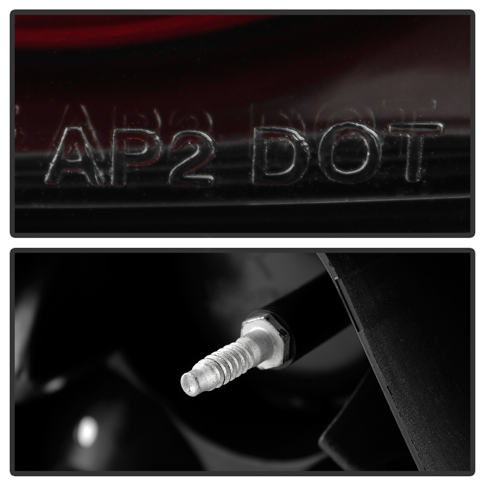 SPYDER 00-02 Dodge Neon Euro Altezza Tail Lights - Black ALT-YD-DN00-BK