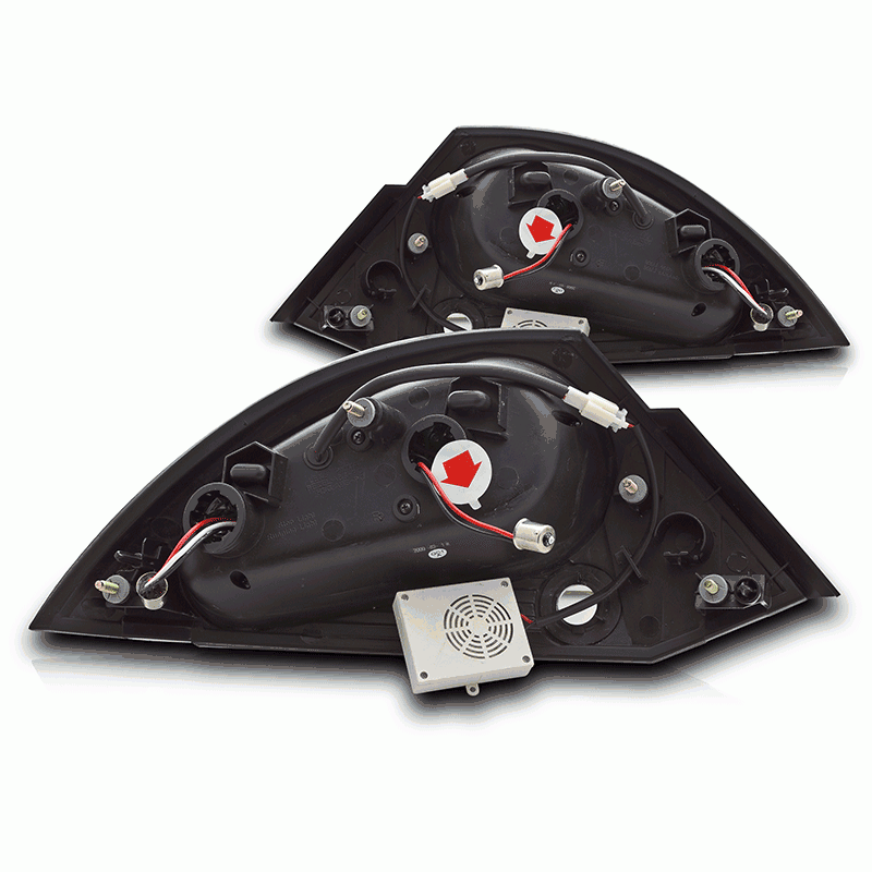 00-02 Mitsubishi Eclipse Euro Style LED Tail Lights - Black