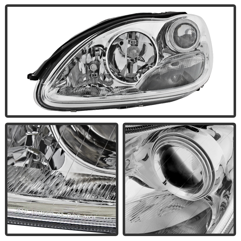 00-05 Mercedes Benz S-Class W220 [Halogen Model] Projector Headlights ...