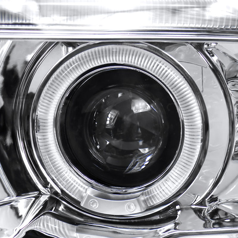 HID Xenon + 00-03 BMW X5 E53 Angel Eye Halo LED Projector Headlights ...