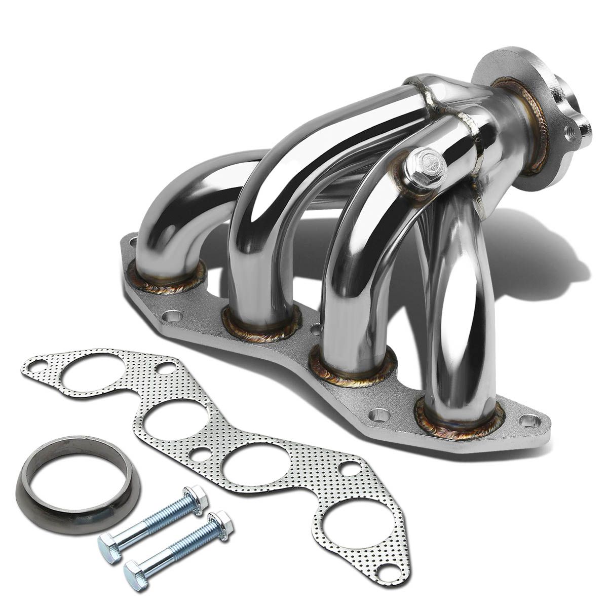 01 05 Honda Civic Ex 1.7L D17A2 4 Cyl Stainless Racing Manifold Header Exhaust