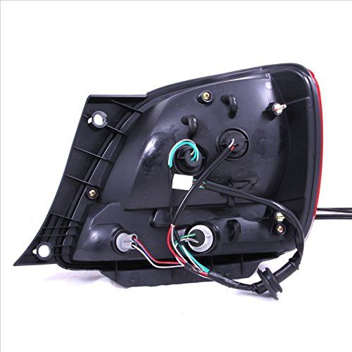 01-05 Lexus GS300 GS400 Euro Style LED Tail Lights - Red / Clear