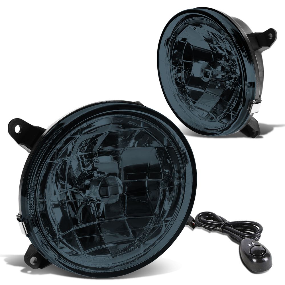 02-03 Subaru Impreza Wrx Gd/Gg Ej Smoked Lens OE Bumper Fog Lights