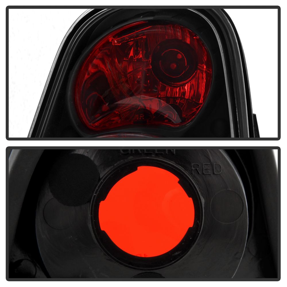 Spyder 02-06 Mini Cooper Coupe / 05-08 Hatchback Tail Lights - Black ...