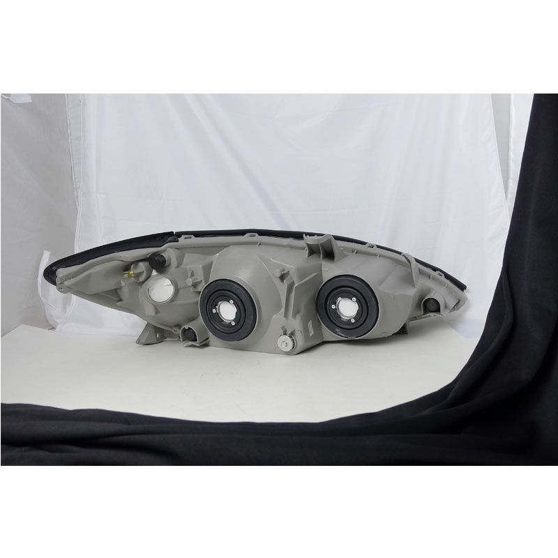 02-04 Toyota Camry Diamond-Cut Crystal Headlights - Chrome