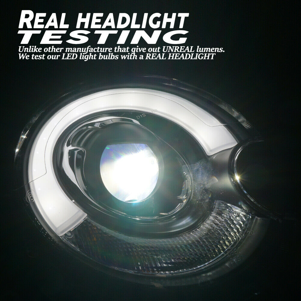 06-09 Volkswagen Golf / Rabbit / GTI CCFL Halo Projector Headlights - Black