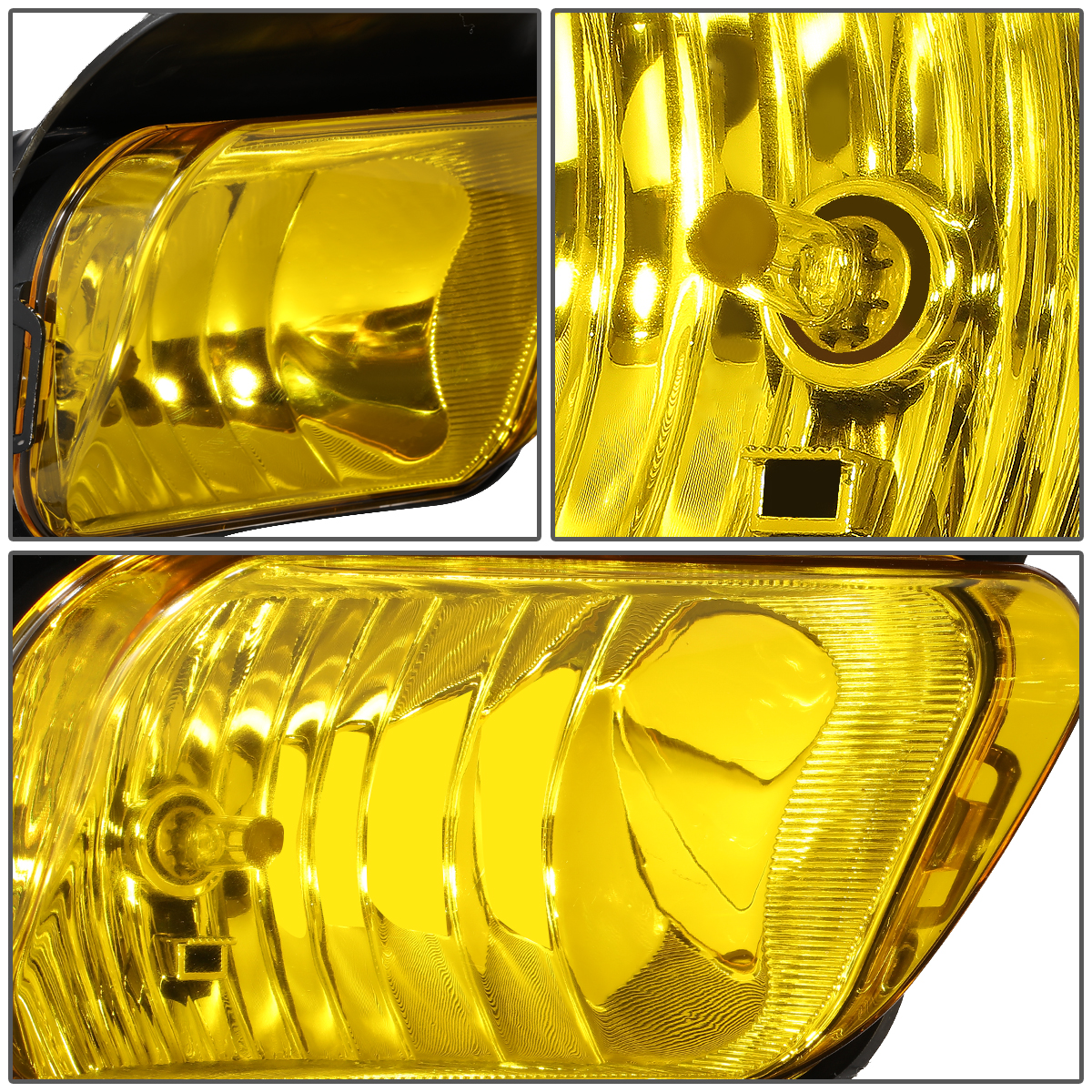 03-06 Chevy Silverado GM GMT800 Yellow Lens OE-Style Fog Lights (w ...